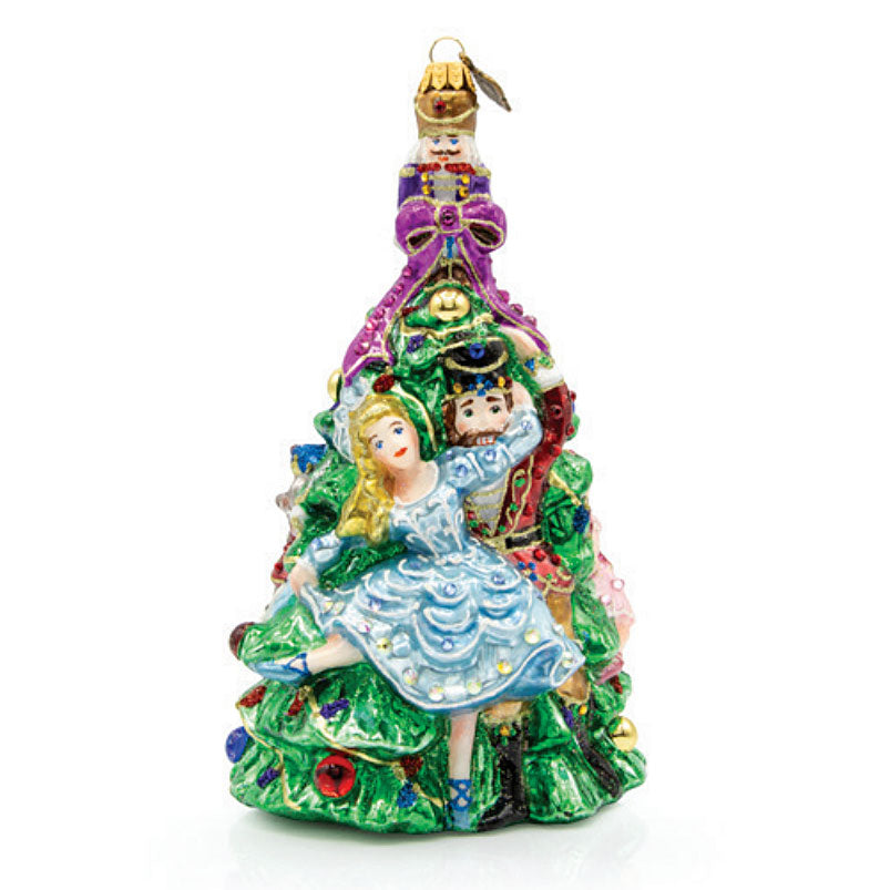 Jay Strongwater Clara and the Nutcracker Holiday Glass Ornament SDH200 ...