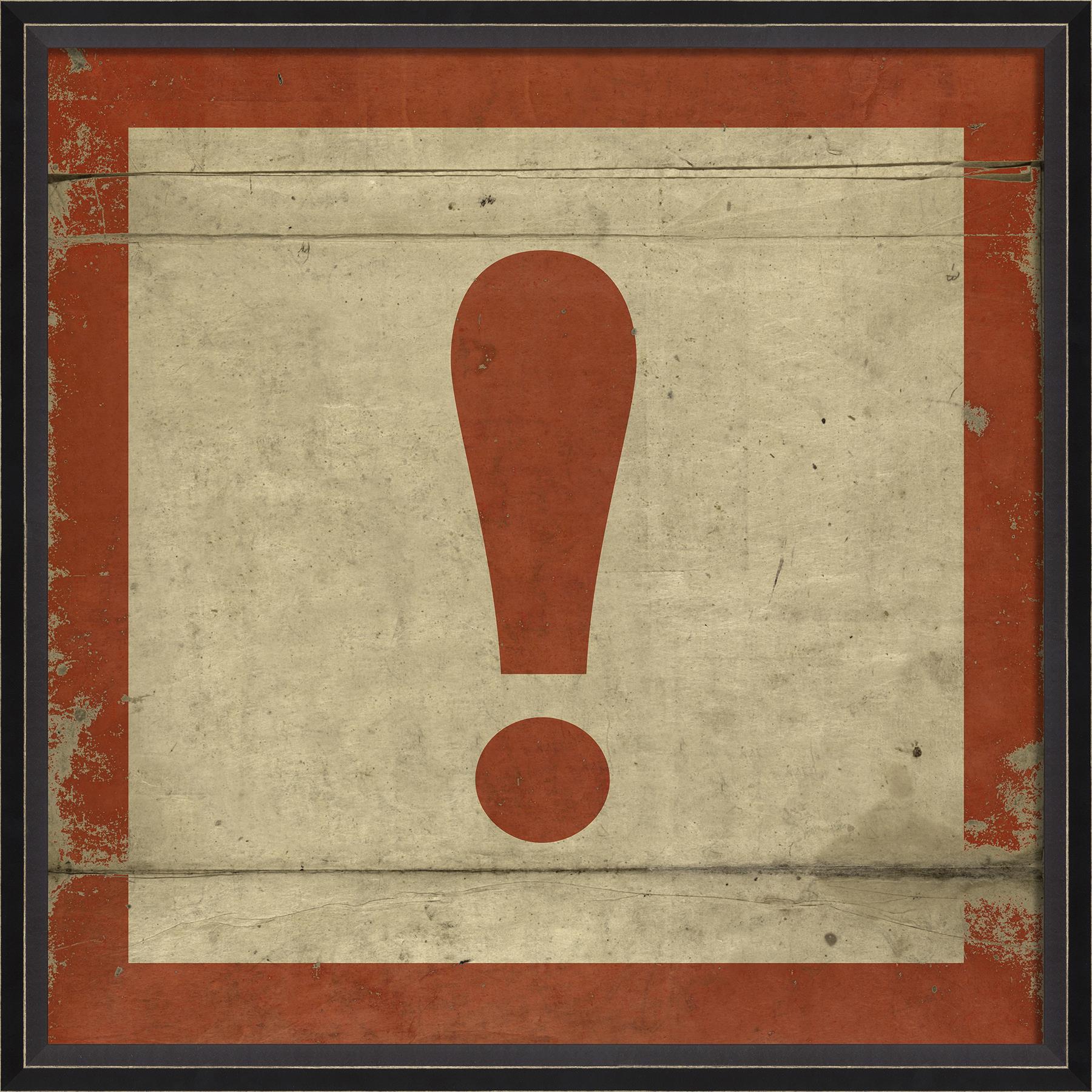 Spicher & Company BC Large Red Letter Block Exclamation Mark 19571 ...