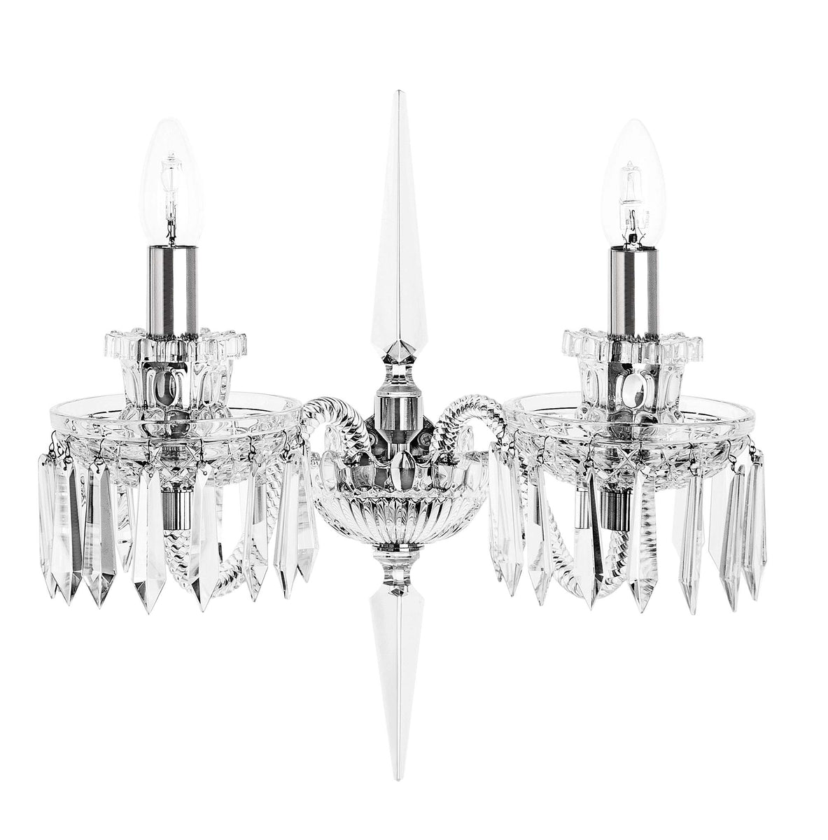 St Louis Crystal Royal 2 Light Sconce – Biggs Ltd