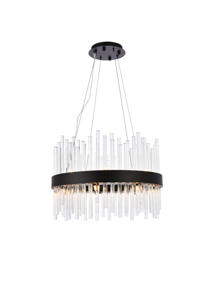 Elegant Lighting Pendant Light 3000D20BK – Biggs Ltd