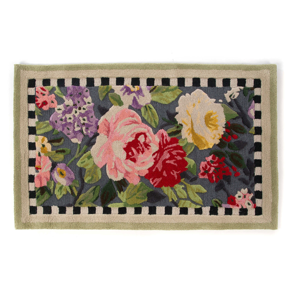 Mackenzie Childs Tudor Rose Rug 2'3" x 3'9" 350-47015 – Biggs Ltd