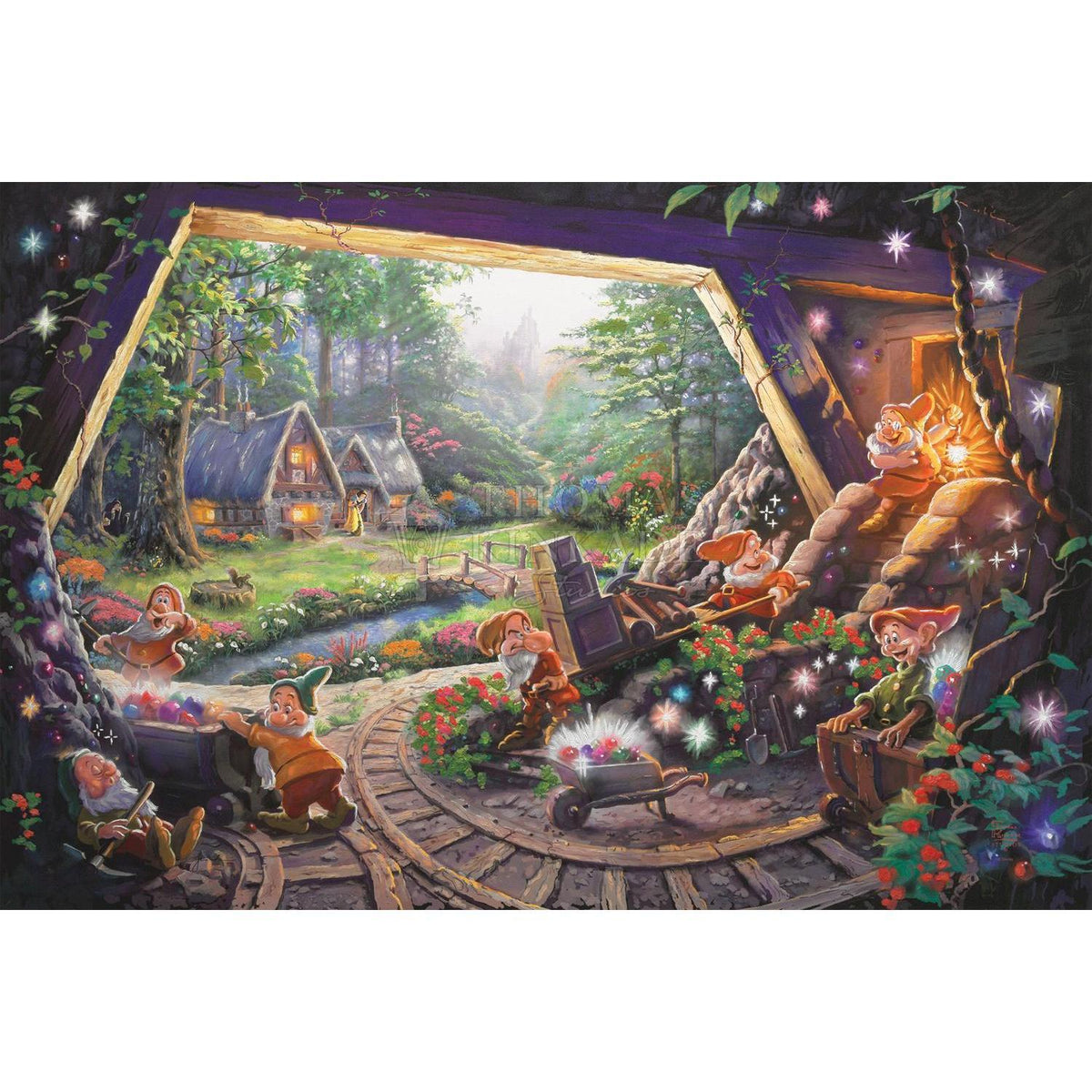 Thomas Kinkade Alice in Wonderland 28x42 – Biggs Ltd