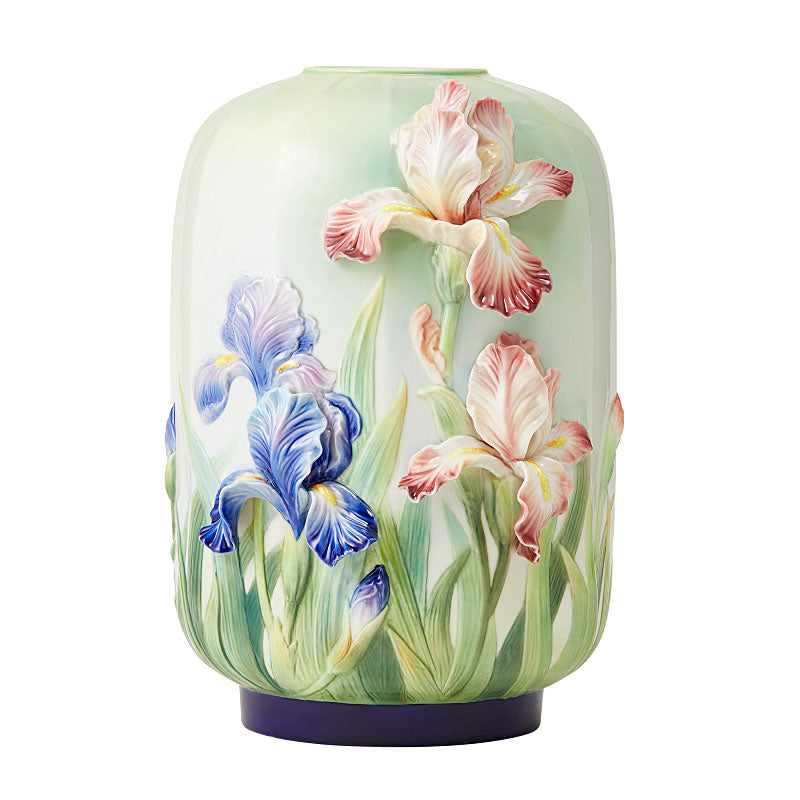 Franz Collection Blessings of the Iris Porcelain Vase FZ03737 – Biggs Ltd