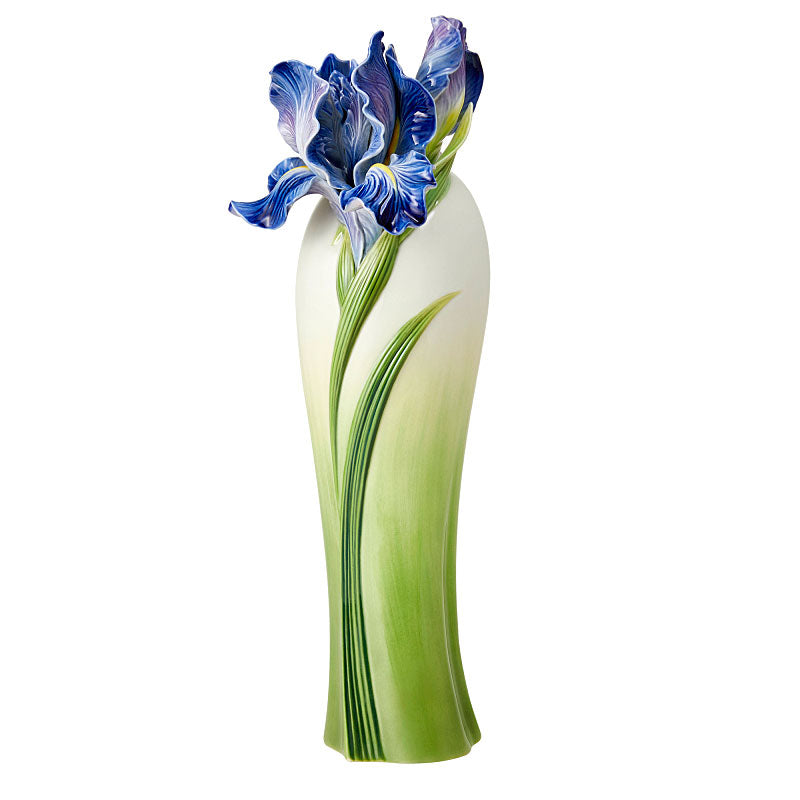 Franz Collection Splendor Iris Porcelain Vase FZ03820 – Biggs Ltd