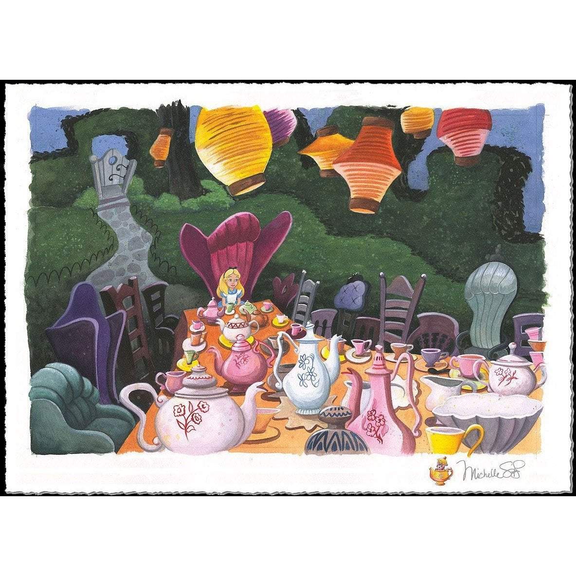Disney Fine Art - Tea with Alice – Biggs Ltd