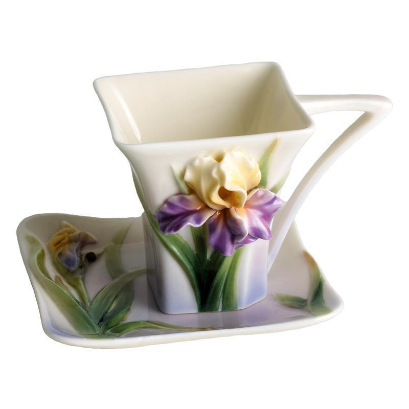 Franz Collection Iris Small Cup & Saucer FZ00819 – Biggs Ltd