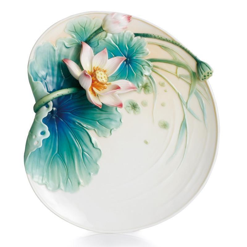 Franz Collection Lotus Harmony Dessert Plate FZ02191 – Biggs Ltd