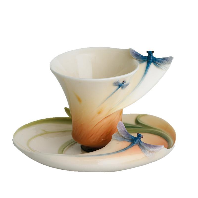 Franz Collection Sahara Dragonfly Cup & Saucer FZ00883 – Biggs Ltd