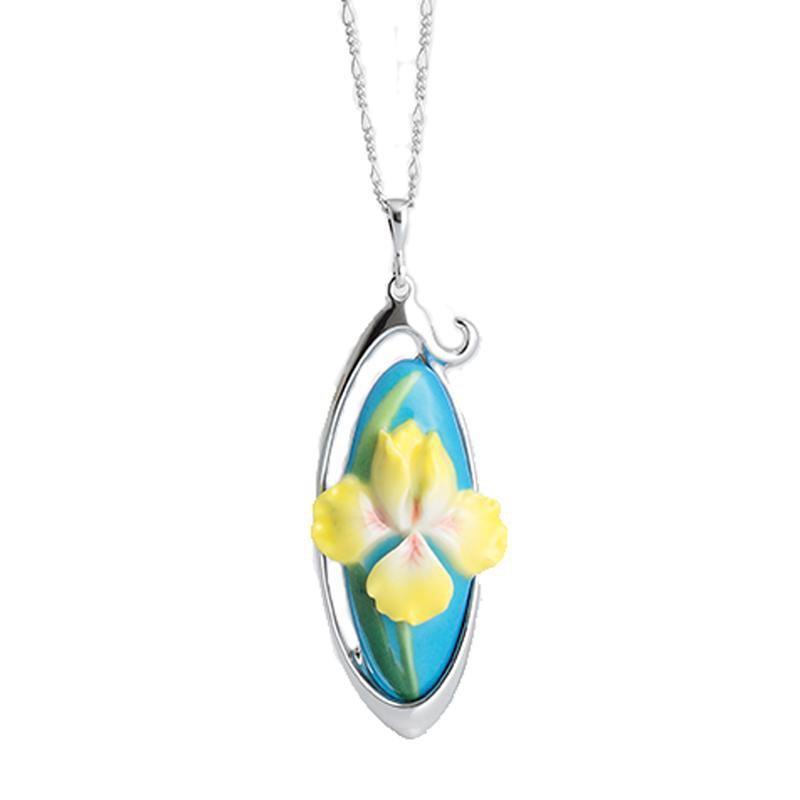 Franz Collection Yellow Iris Necklace FJ00324 – Biggs Ltd